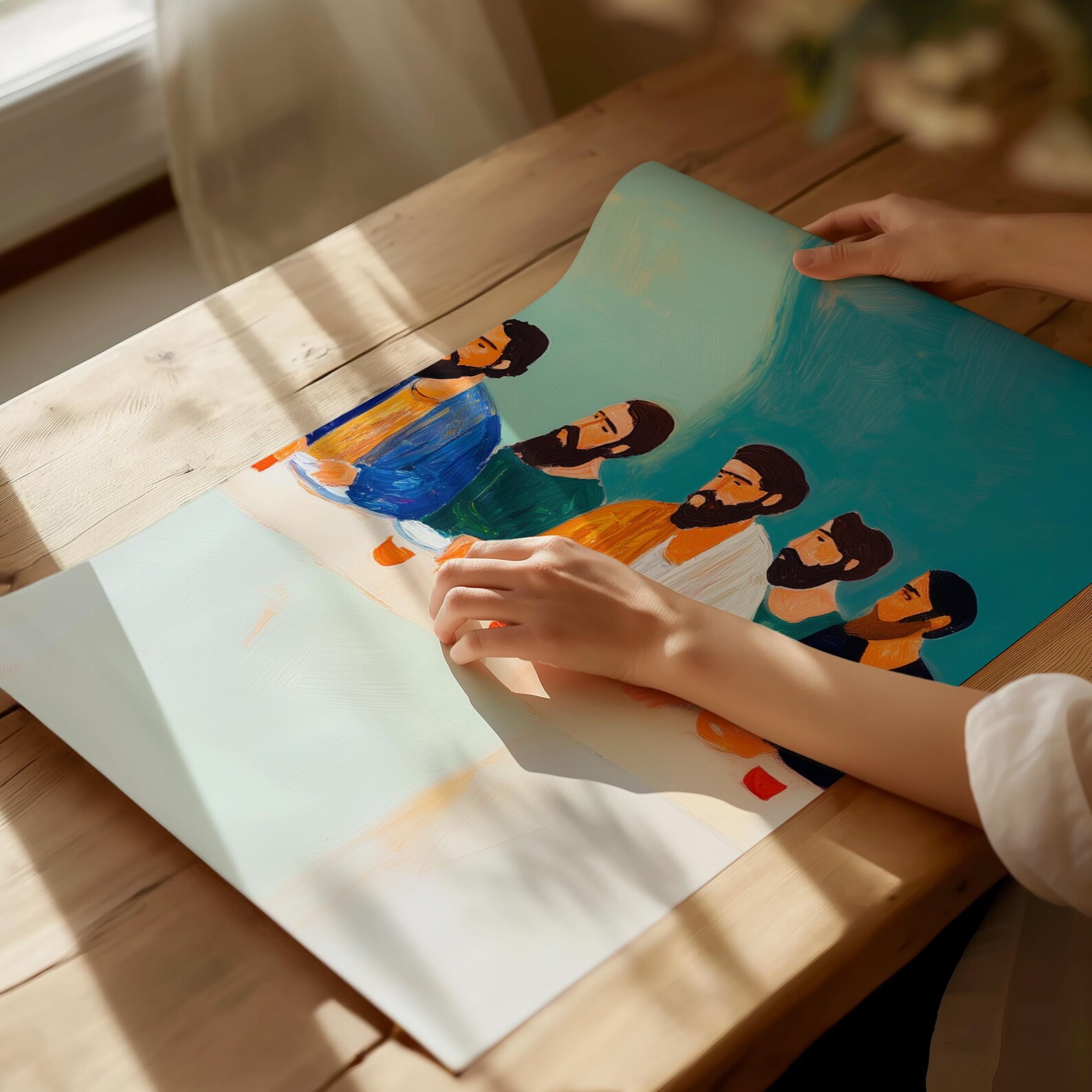 The Last Supper Poster Set – Christian Wall Art, Trendy Set of 3 ...