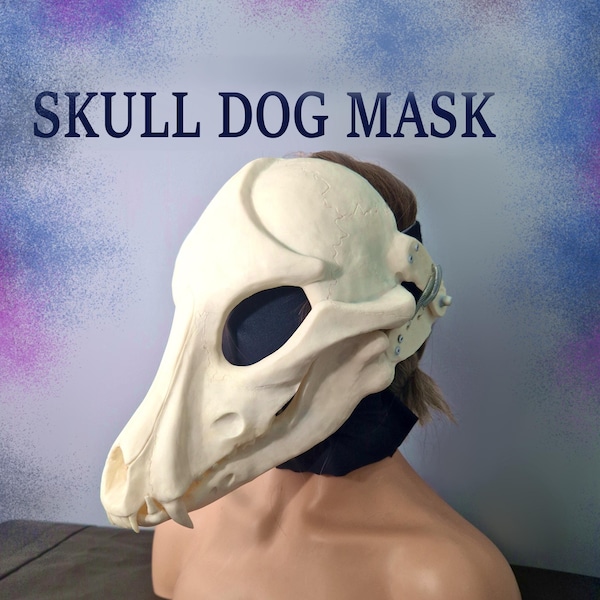 Skull Dog Mask - Etsy