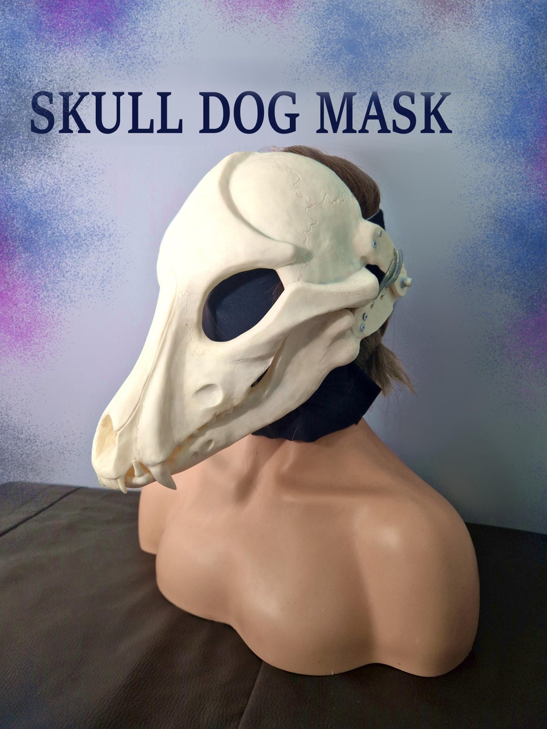 Skull Dog Mask | Wolf Skull Mask With Moving Jaw | Cosplay Mask | Scary ...