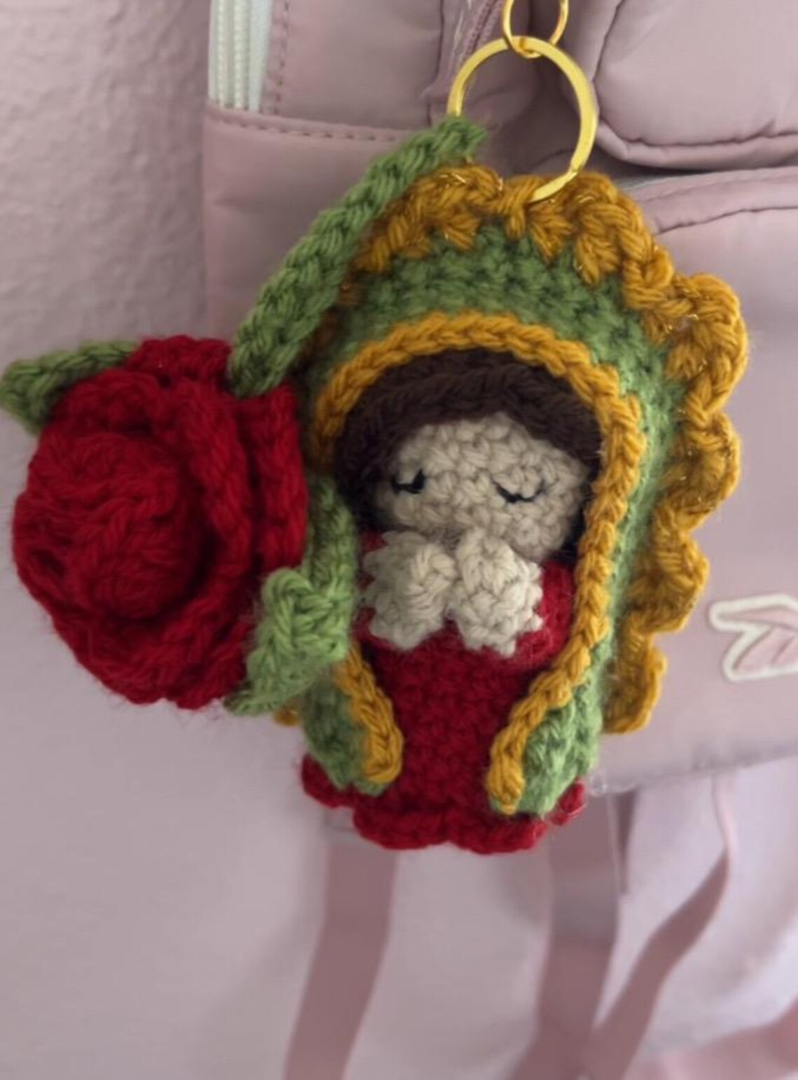 Virgin Mary Keychain - Etsy
