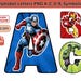 Superhero Alphabet Letters PNG: Birthday Banner Font (digital Download ...