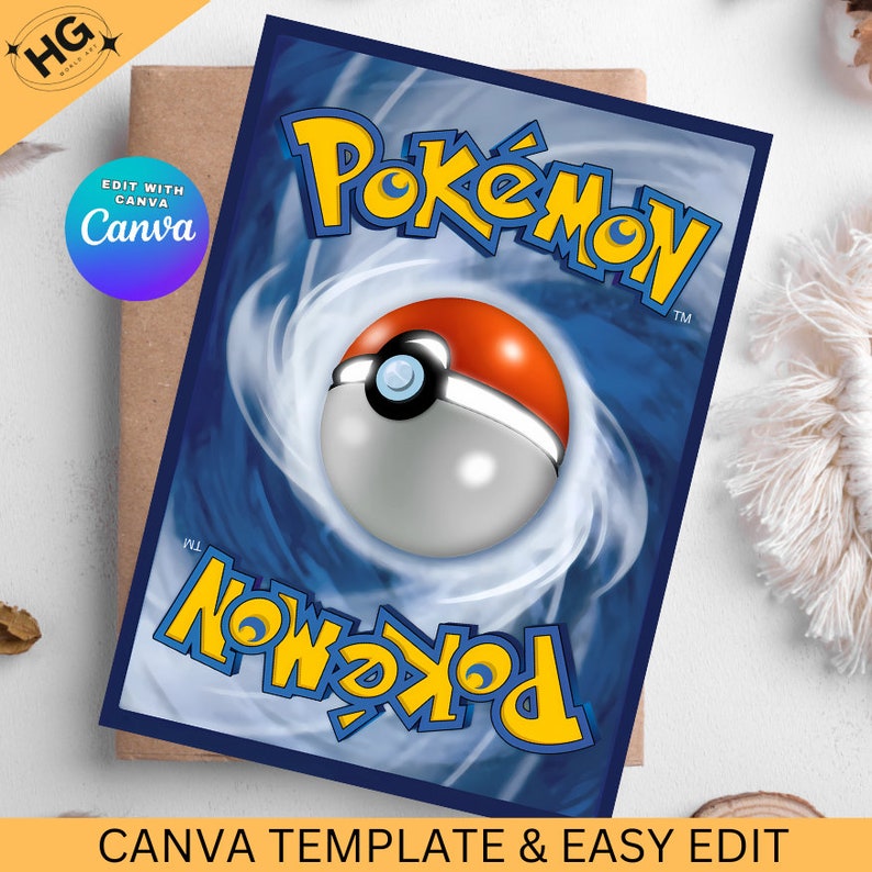 Pikachu Birthday Invitation: Photo Card Template (digital Download) - Etsy
