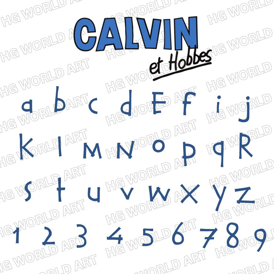 Calvin And Hobbes Font The Calvin And Hobbes Portable Compendium Set 2