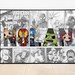 Personalized NAME Word Art Print Superhero Character Posters Digital ...