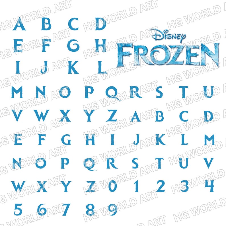 Frozen Font, Frozen Font, Frozen Svg, Frozen Font Svg, Frozen Font ...