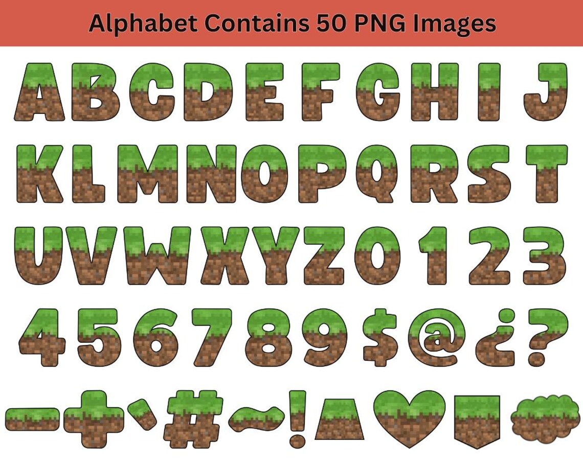 Block Alphabets Letters PNG - Block Letters Png - Block Birthday Banner ...