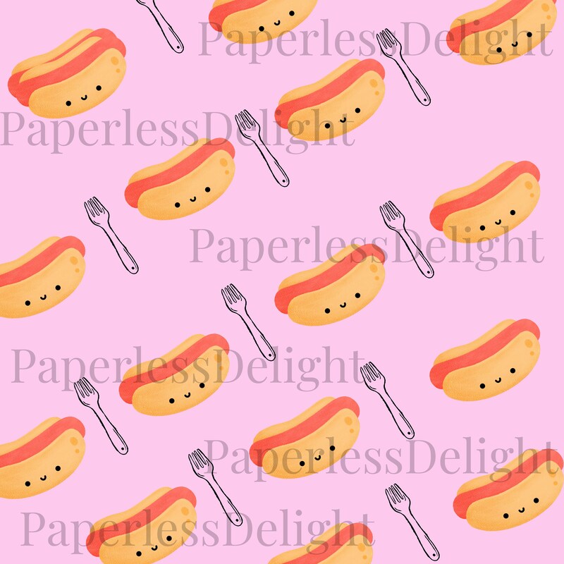 Hotdog Print - Etsy
