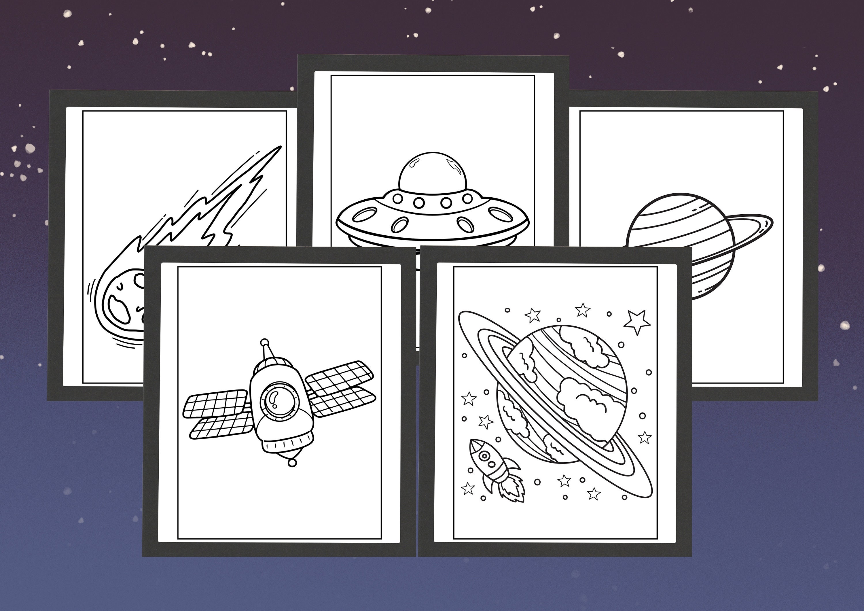 35 Outer Space Coloring Pages for Kids, Planets Coloring Pages ...