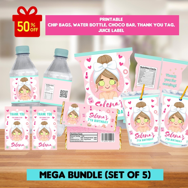 Girls Spa Party Gift Bag - 60+ Gift Ideas for 2025