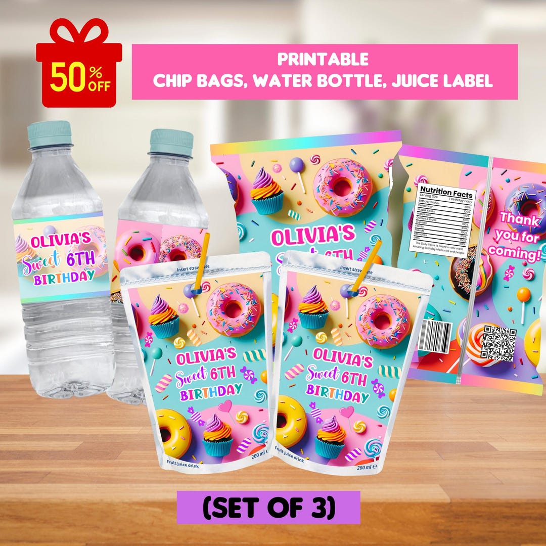 Sweets Candy Birthday Bundle, Sweets Candy Bundle, Sweets Candy Party ...