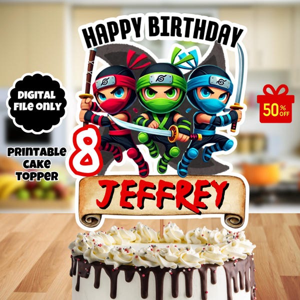 Ninjago Cake Topper - Etsy