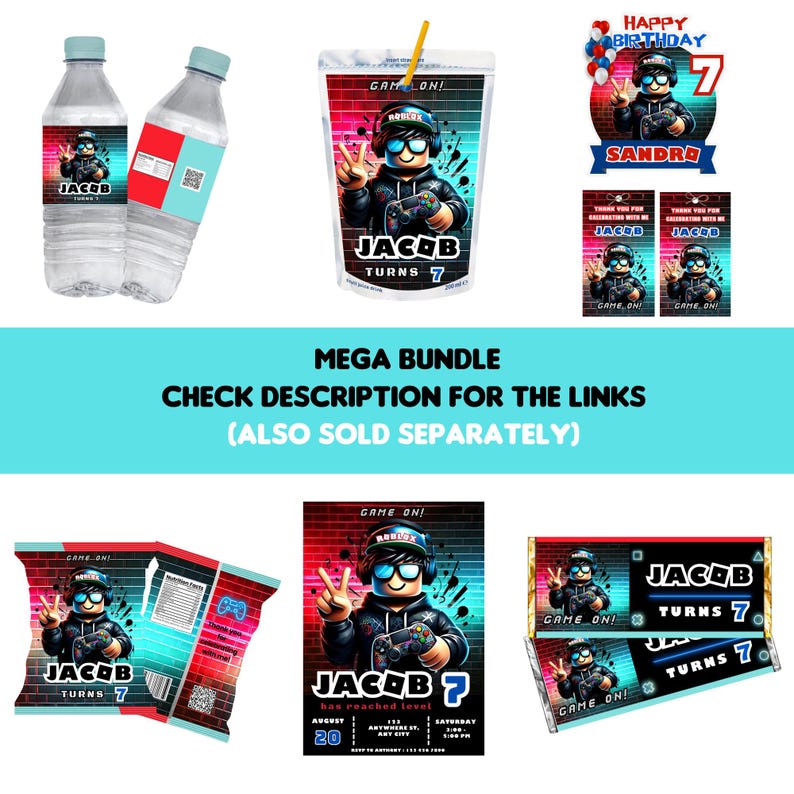 Roblox Water Bottle Labels Printable, Roblox Water Label Template ...