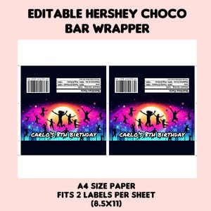 Editable Trampoline Park Bundle Template, Chip Bag, Juice Pouch Label ...