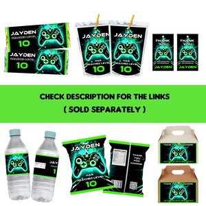 Editable Gamer Chocolate Bar Wrapper, Gamer Party Favor Chocolate ...