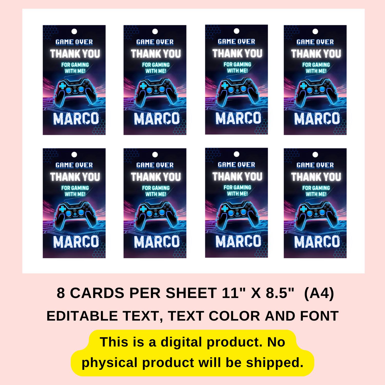 Video Game Bundle, Instant Download, Gamer Bundle, Chip Bag, Water ...