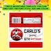 Editable Karate Birthday Party Candy Bar Wrappers Martial Arts Birthday ...