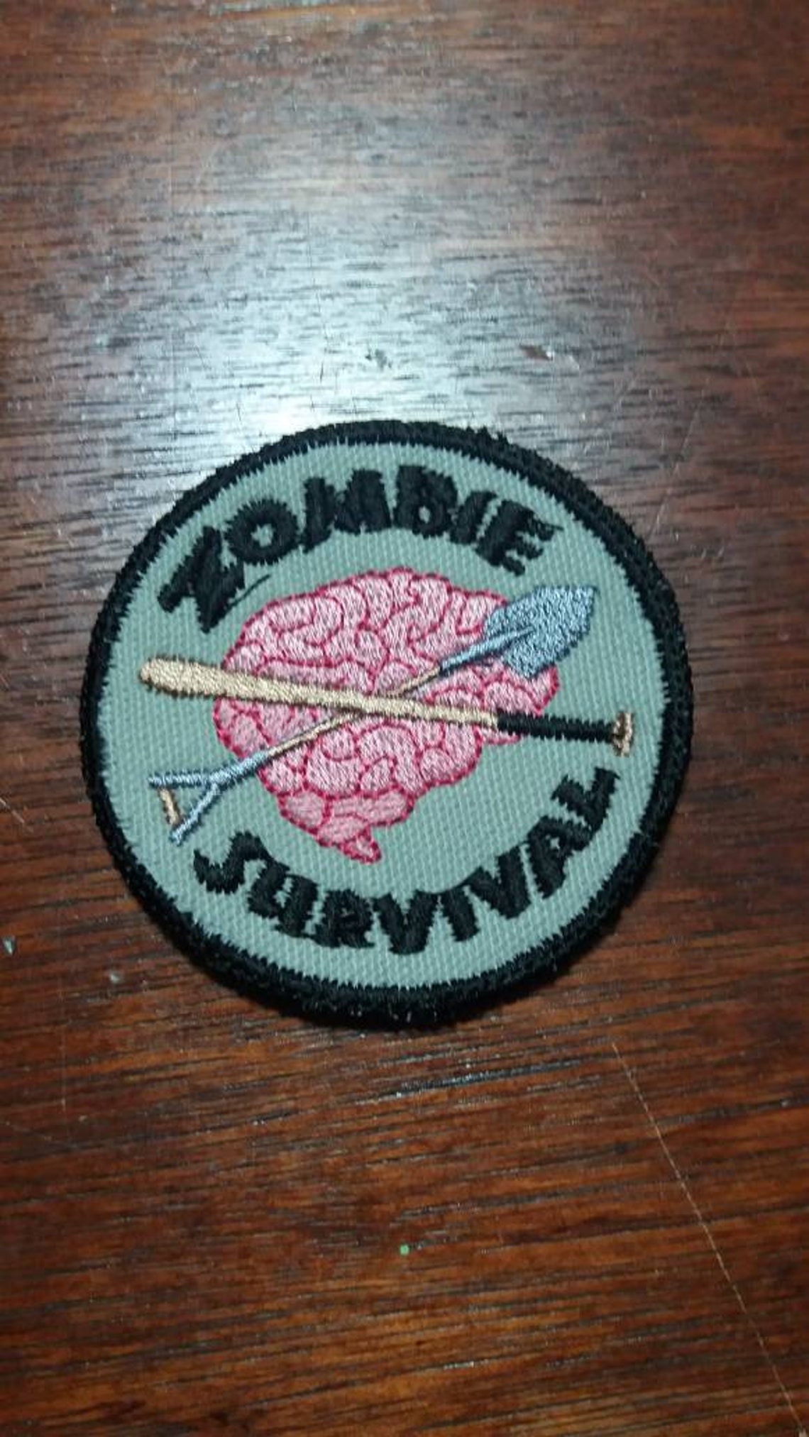 Zombie Survival Patch Apocalypse Zombie Halloween Gothic | Etsy