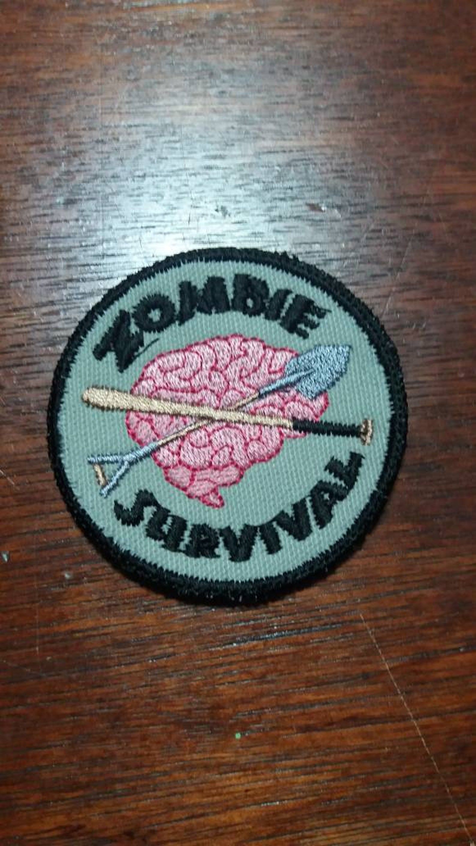 Zombie Survival Patch Apocalypse Zombie Halloween Gothic | Etsy