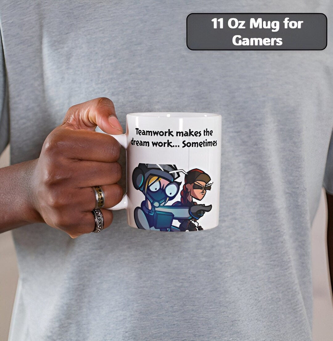 Rainbow Six Siege Mug, Funny Gamer Geek Parody, 11oz Coffee Tea Mugs ...