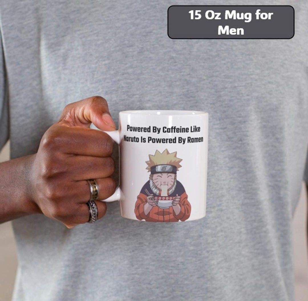 Naruto Anime Mug, Funny Gamer Geek Parody, 11oz Coffee Tea Mugs, Ramen ...
