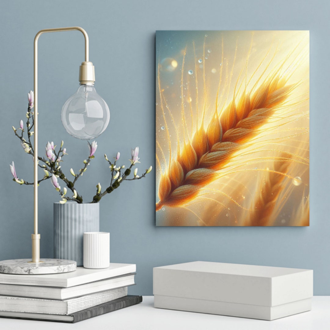 Digital Table, Table, Digital Art, Artificial Intelligence Art, Wheat ...