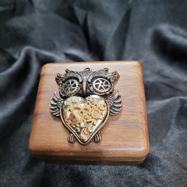 Owl and Heart - Etsy