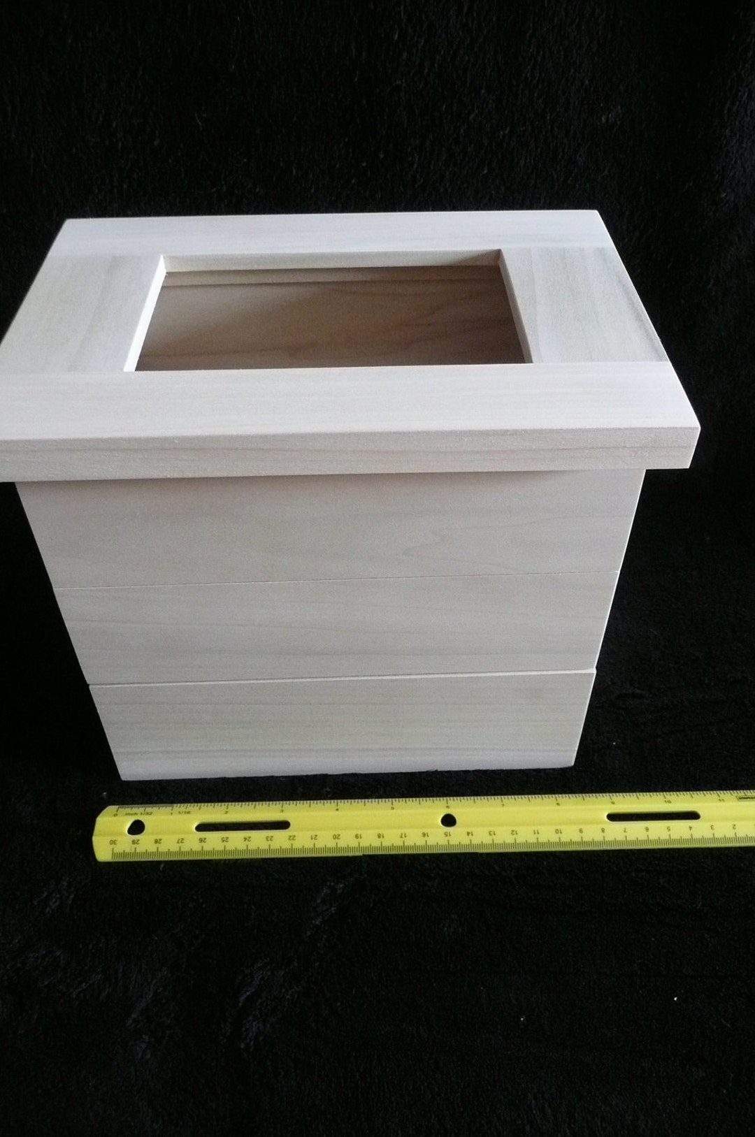 Poplar Wood Box Ready for Your Design - Etsy
