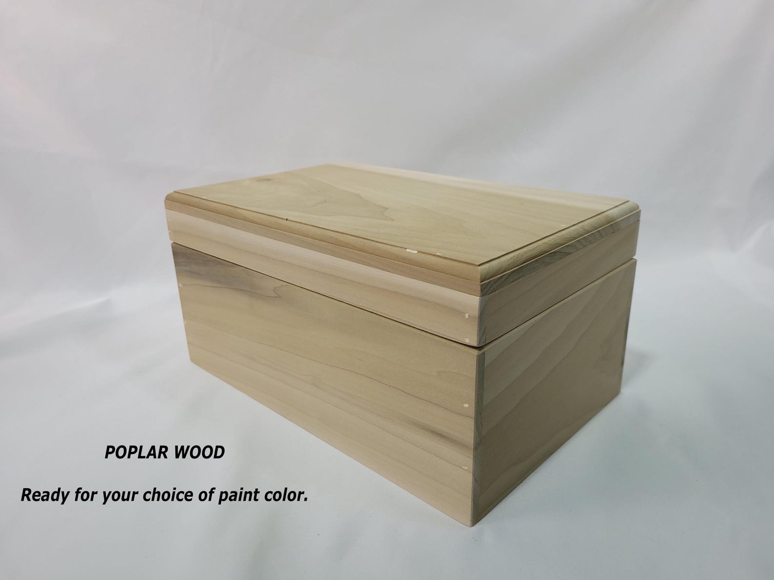 Poplar Wood Box 11" X 7" X 5.5" - You Customize - Etsy