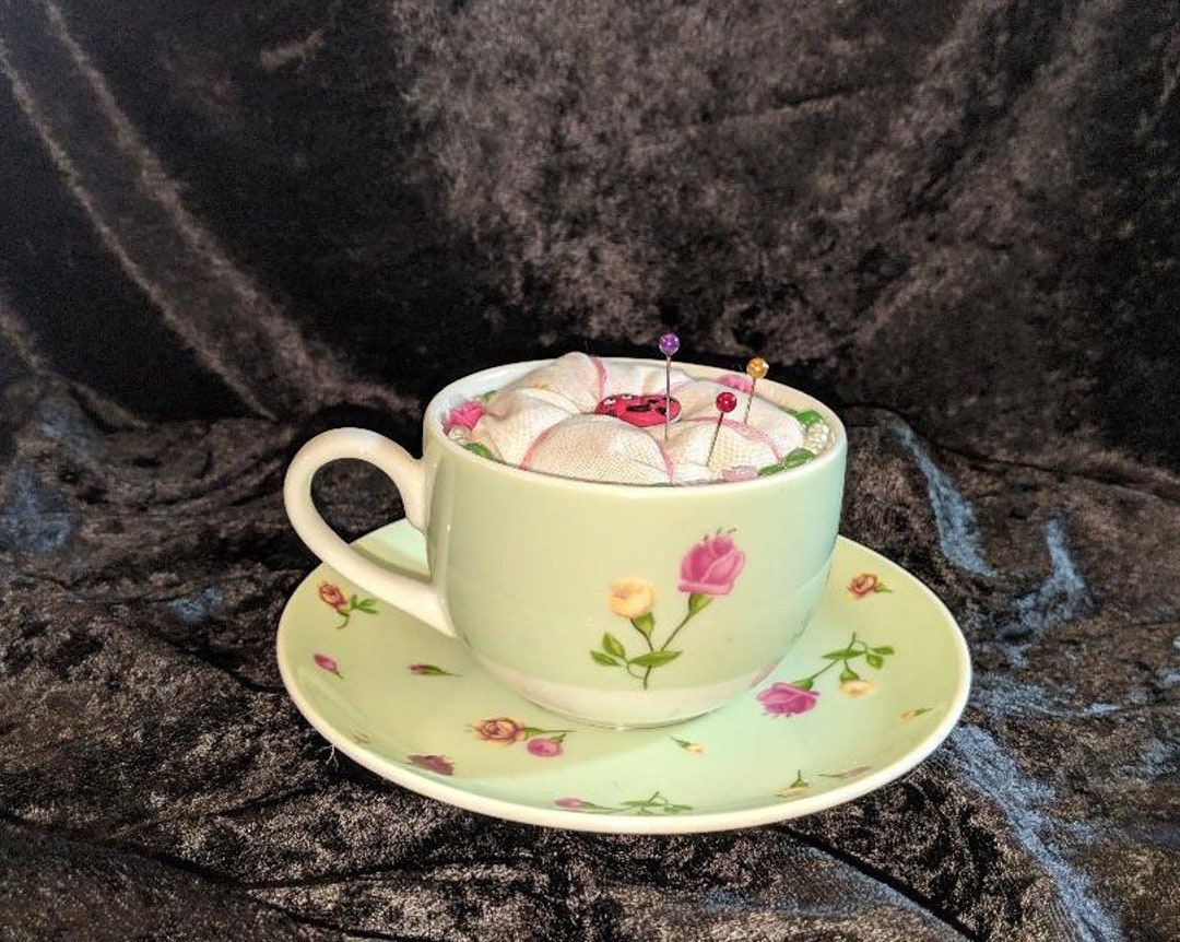 Musical Teacup Pincushion With Lady Bug - Etsy