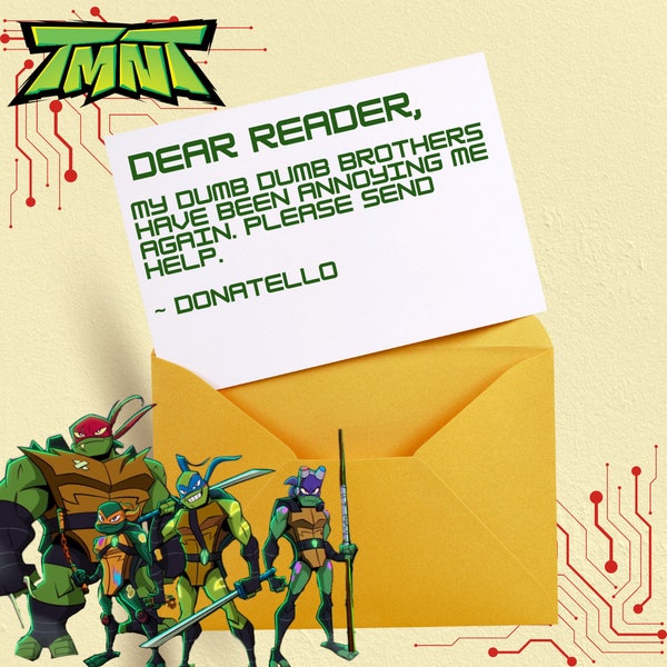 Tmnt Letters - Etsy