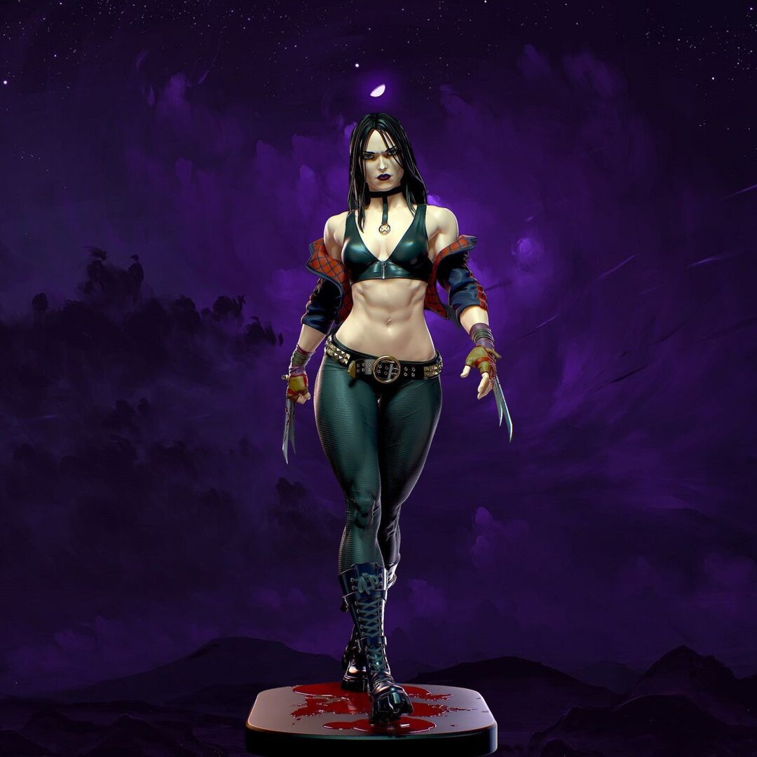 Legendary X-23 3D Model Detailed STL Digital Download Icon of the Comic Book World - Etsy