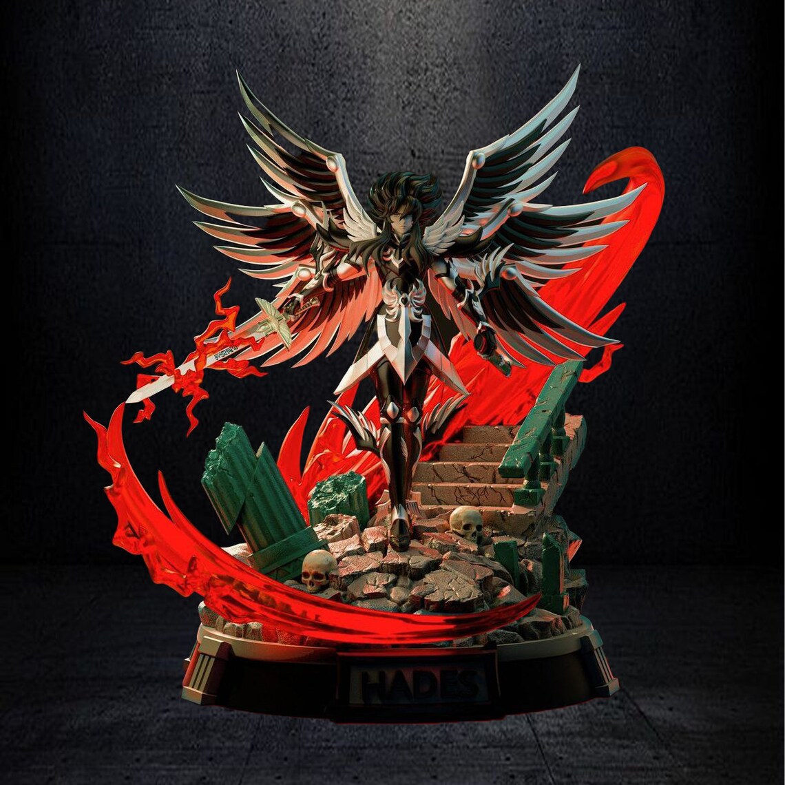 Mythological Hades 3D Model Detailed STL Digital File Collectible ...