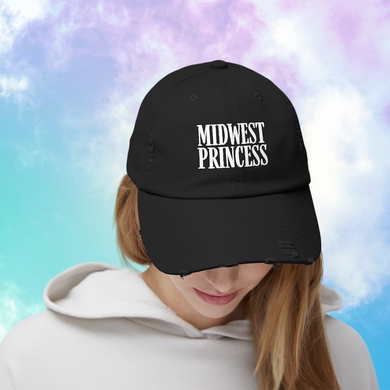 Chappell Roan Midwest Princess Hat Distressed Hat, Baseball Hat, Dad ...