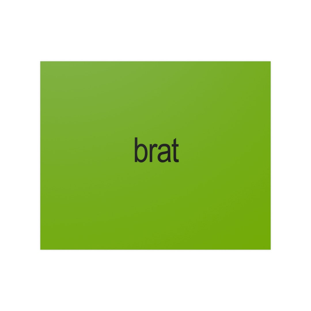 Brat Charli XCX Inspired Poster Wall Art, Home Decor, Wall Decor ...