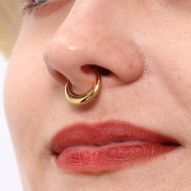 Fake Septum Ring - Etsy
