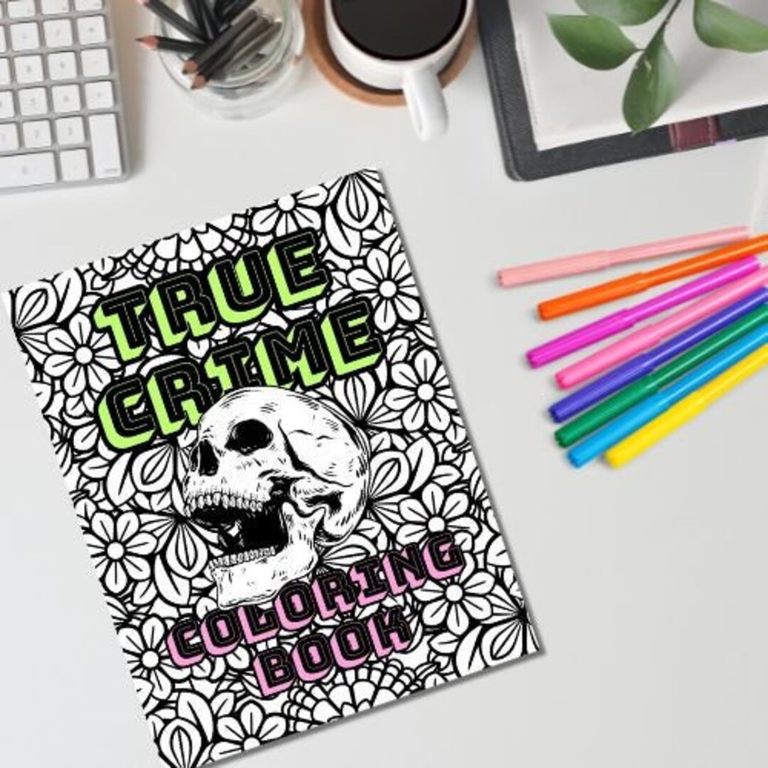 True Crime Coloring Book, Funny True Crime, True Crime Lover, True ...