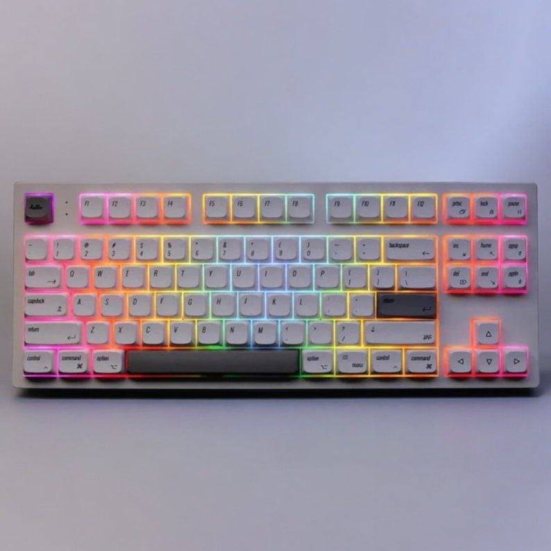 Mac Themed Keycaps, Custom Keyboard Mechanical Keycaps, PBT Keycaps ...