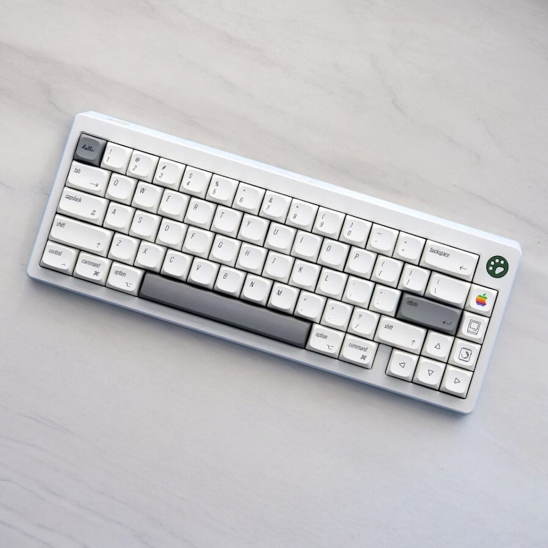 Mac Themed Keycaps, Custom Keyboard Mechanical Keycaps, PBT Keycaps ...