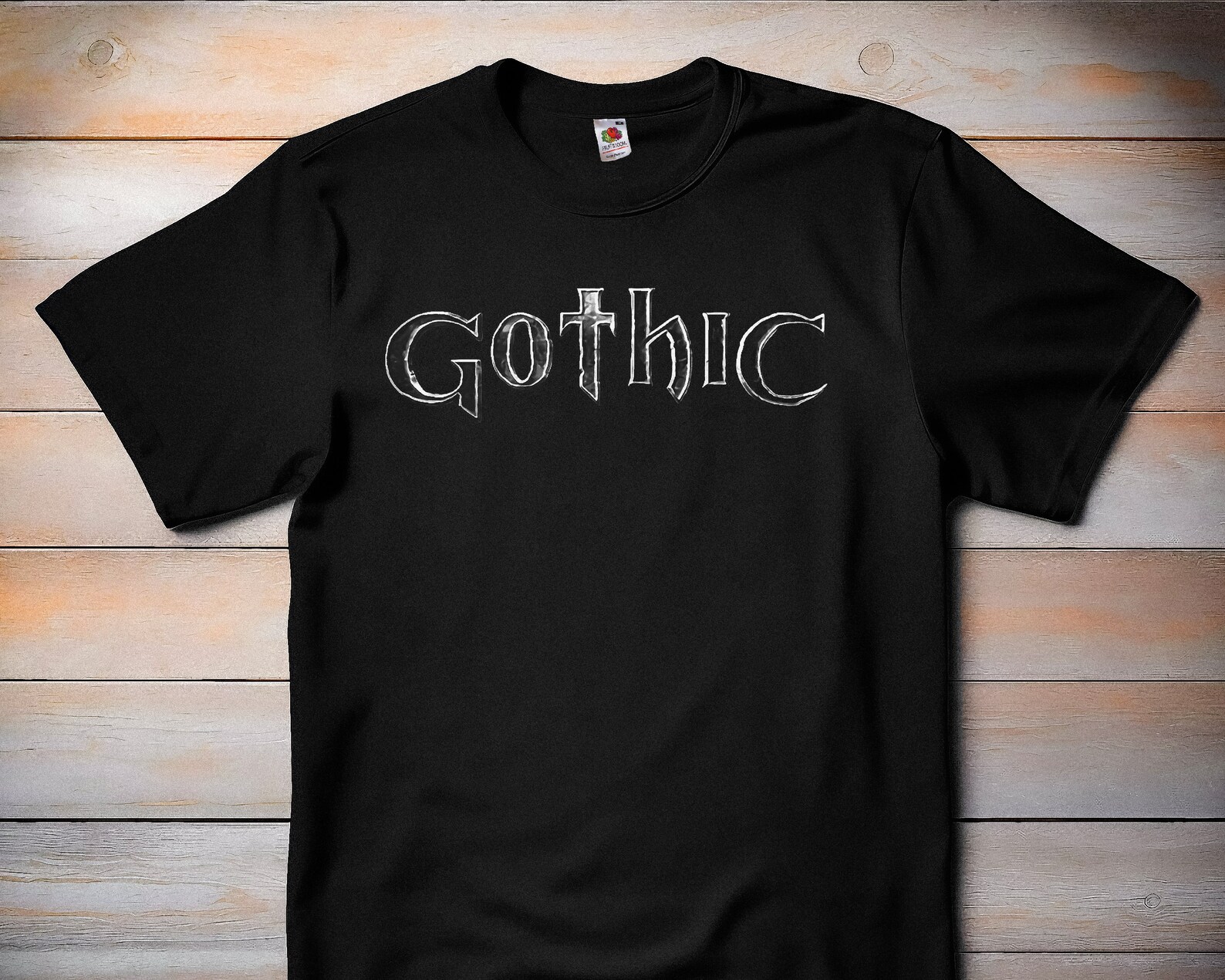 Gothic Logo Gothic 2001 Classic Video Game Tshirt, Retro Gamer Tee ...