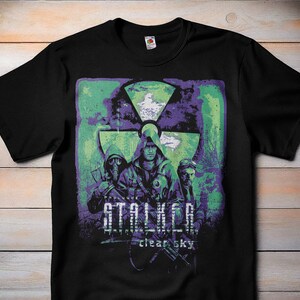 Clear Sky V2 - STALKER T-shirt - Classic Video Game Tshirt, Retro Gamer ...