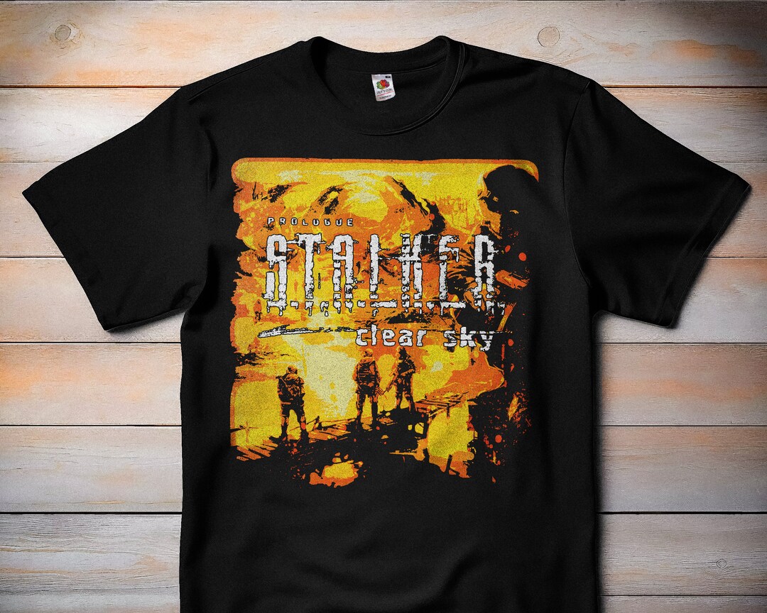 Clear Sky V3 STALKER T-shirt Classic Video Game Tshirt, Retro Gamer Tee ...
