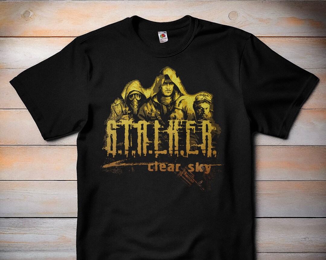 Clear Sky V1 STALKER T-shirt Classic Video Game Tshirt, Retro Gamer Tee ...