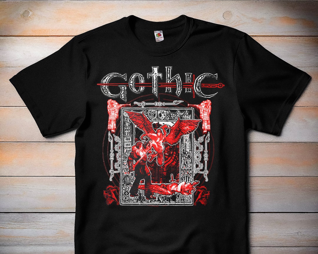 Harpies - Gothic 2001 Logo - Classic Video Game Tshirt, Retro Gamer Tee ...