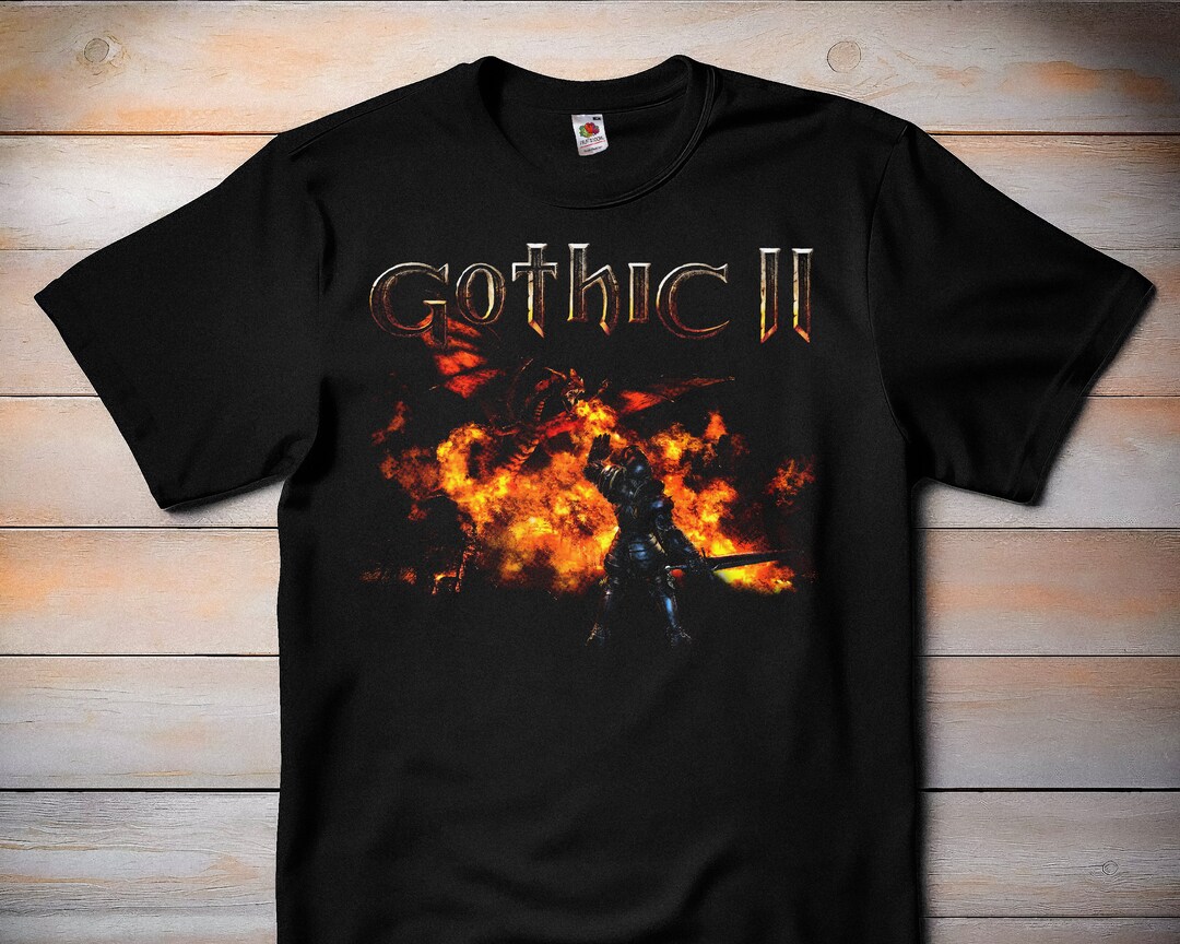 Nameless Vs Feomathar Gothic 2001 Classic Video Game Tshirt, Retro ...