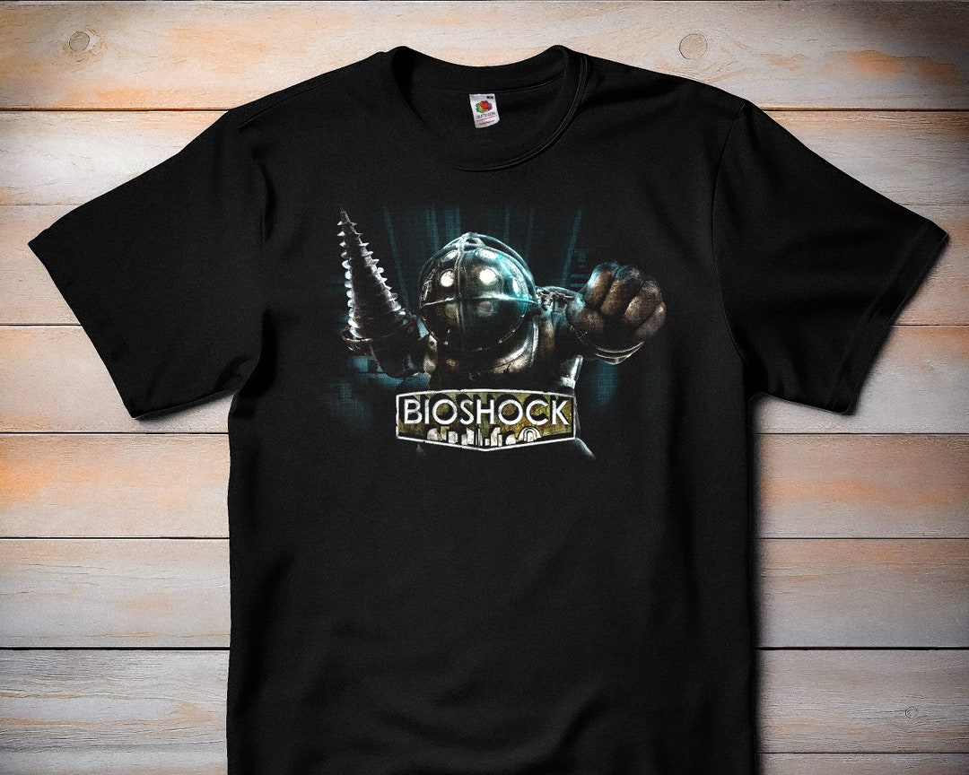 Bioshock Logo - Bioshock - Classic Video Game Tshirt, Retro Gamer Tee ...