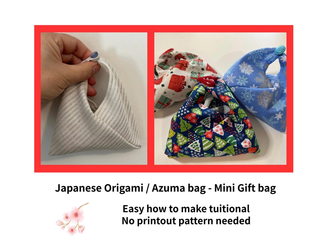 Japanese Origami / Azuma Bag Mini Tutorial - Etsy