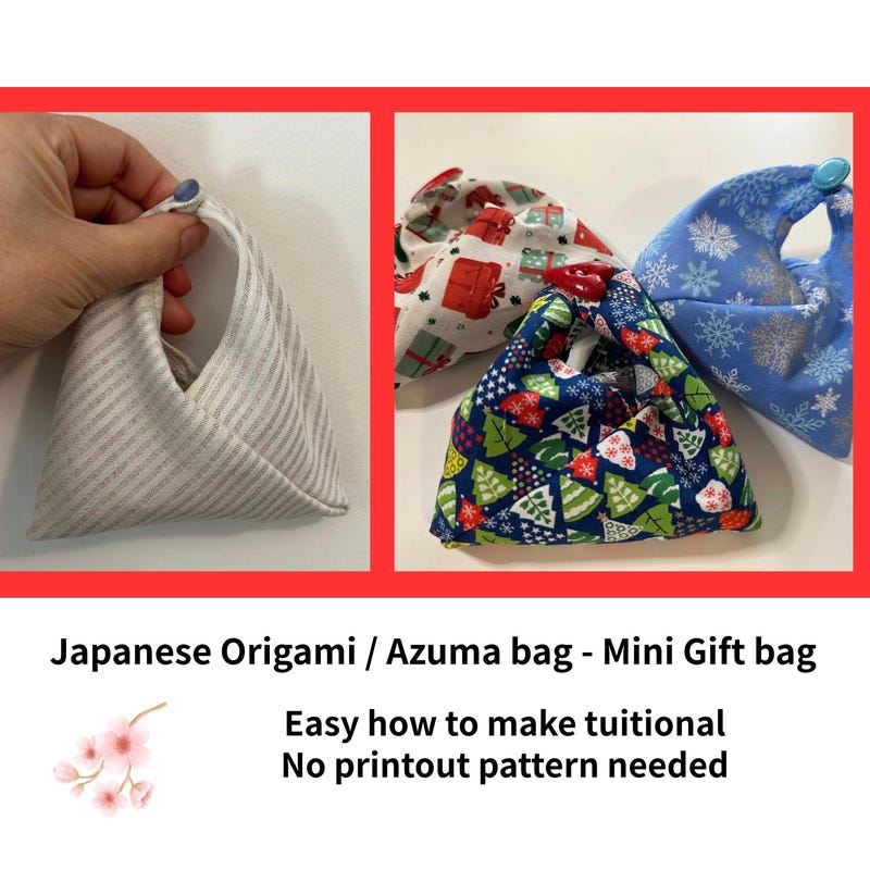 Origami Mini Bags - Etsy