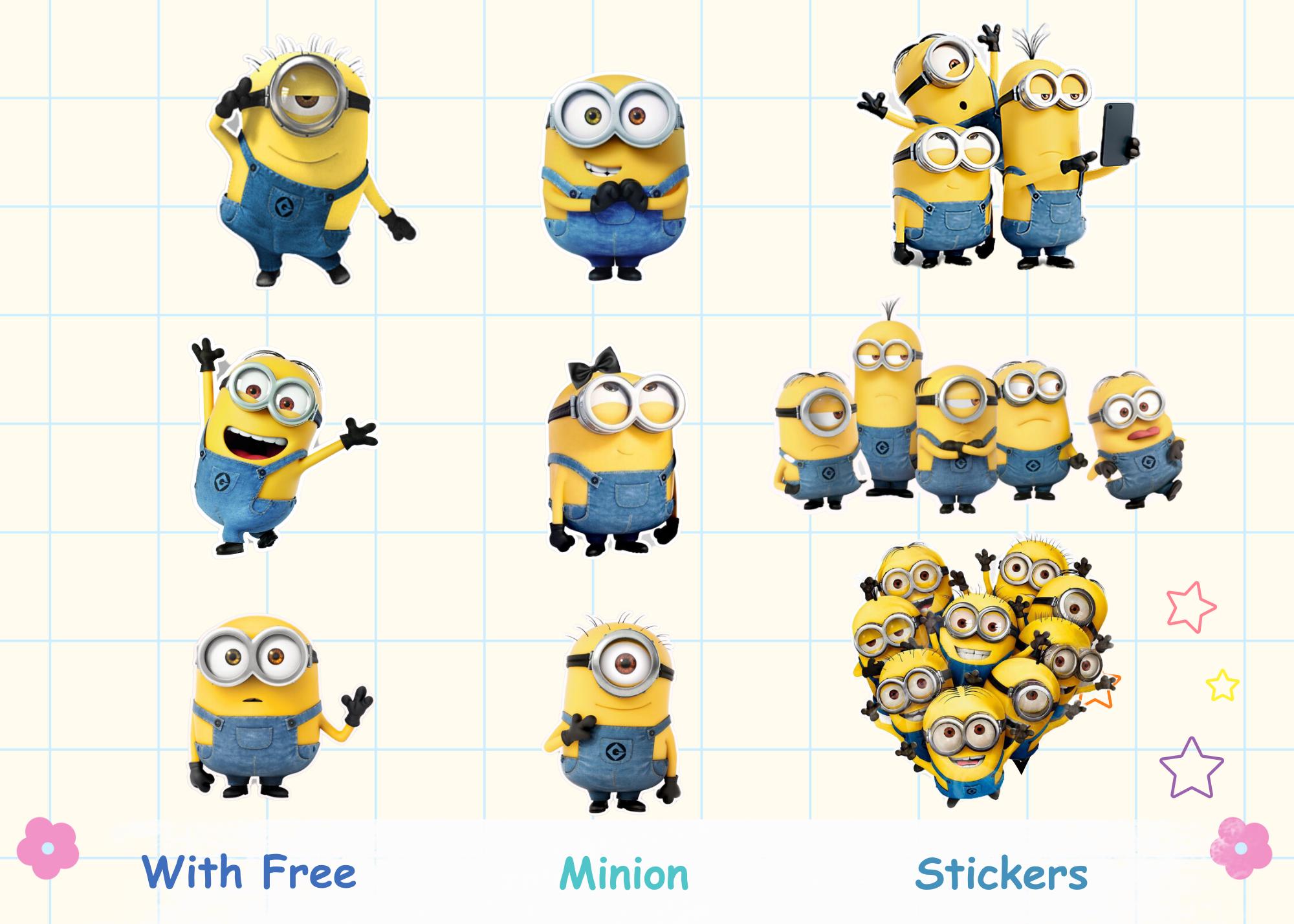Editable Minions Cake Topper/ DIGITAL MINIONS Cake Topper/ Printable ...