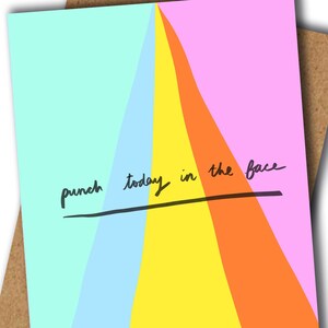 PUNCH TODAY Greeting Card Cc101 - Etsy