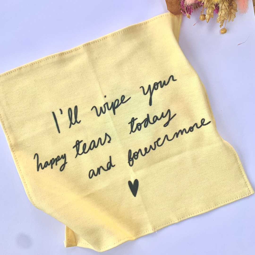 I'll Wipe Your Tears Forevermore Organic Cotton Illustrated ...